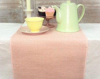 Peach Table Runner | Etsy