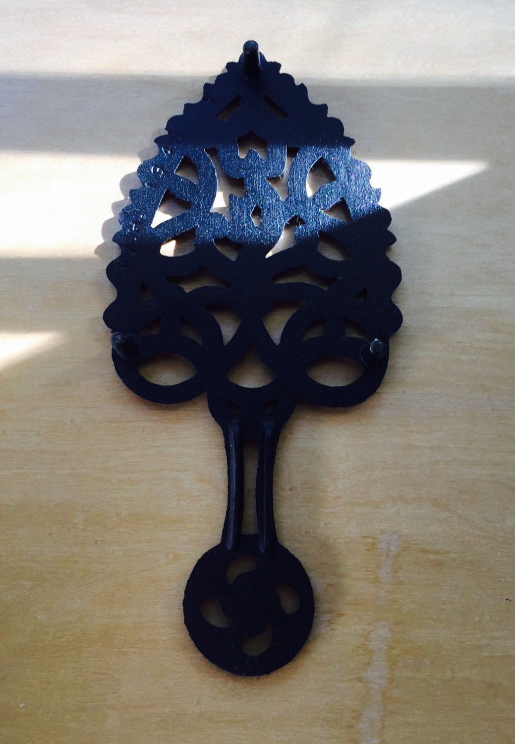 Vintage Cast Iron Heart Trivet - Etsy