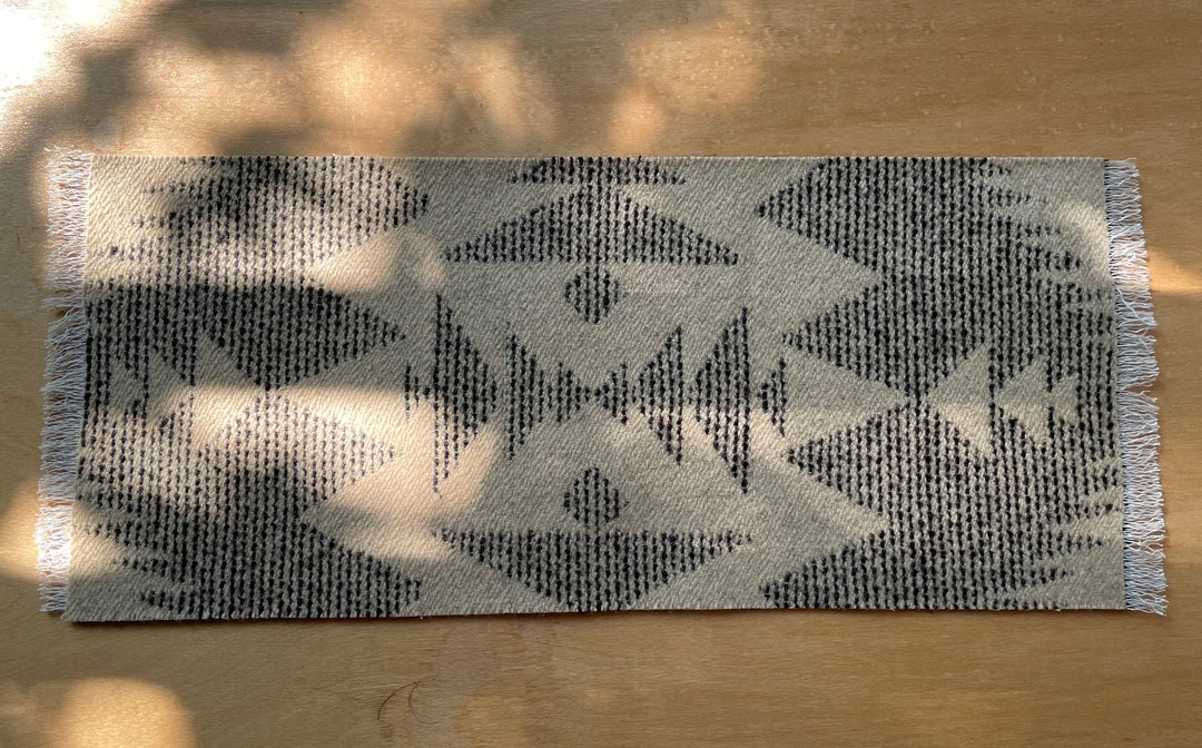 Display Mat 5.25x 14 Inch Made With New Woven Wool Hand-fringed - Etsy