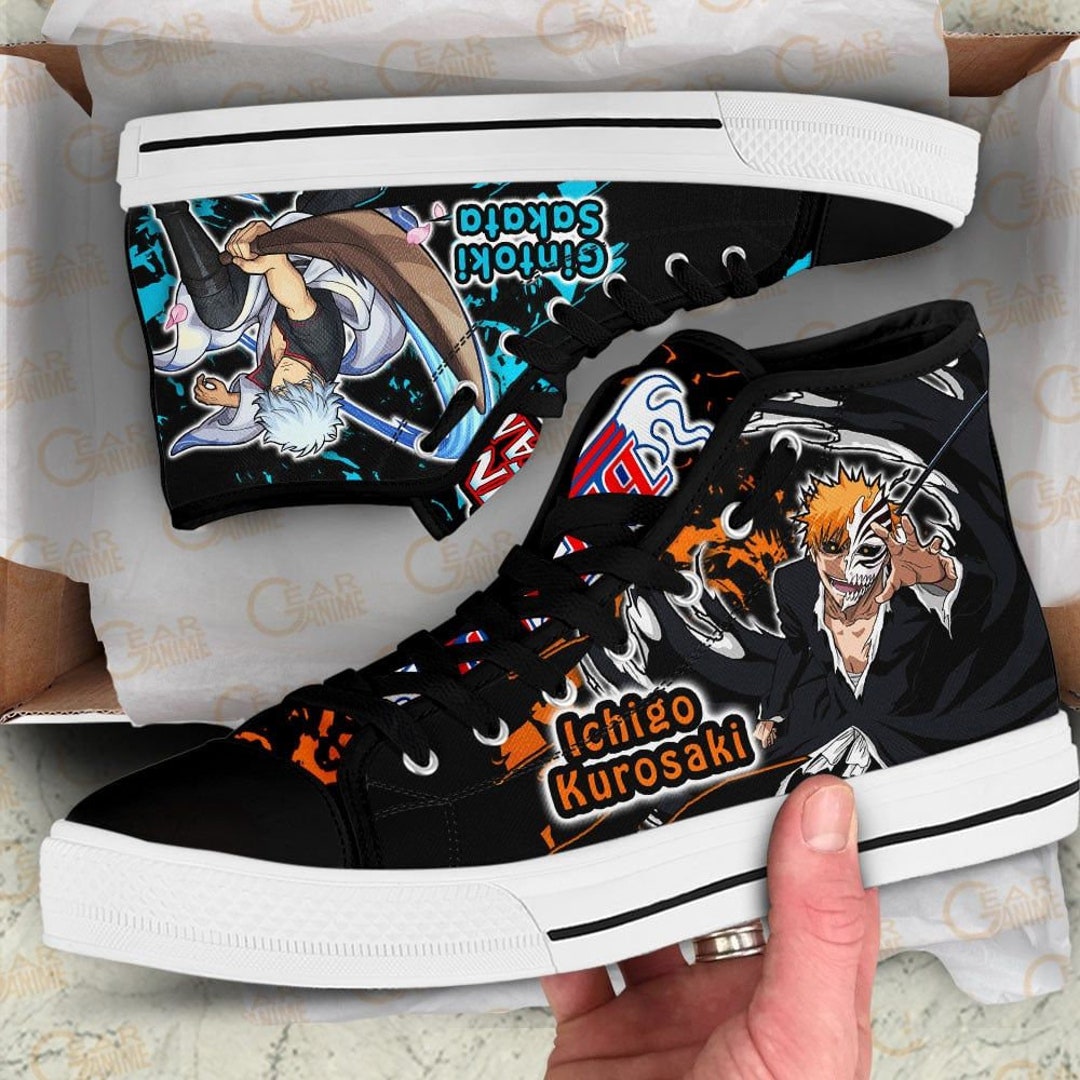 Ichigo Kurosaki and Gintoki Sakata High Top Shoes Custom - Etsy