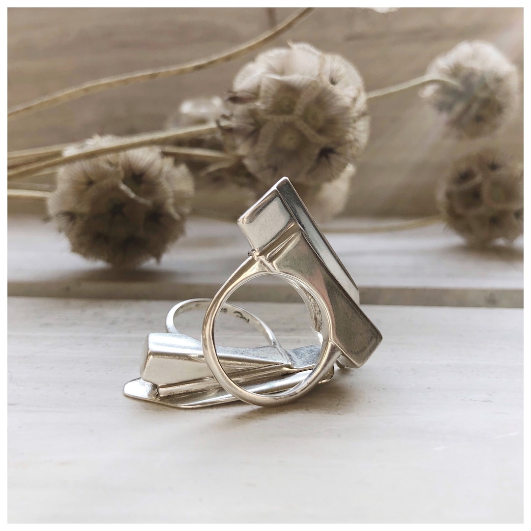 Crossroads Sterling Silver Ring - Etsy