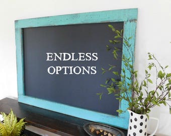 Rustic Chalkboard - Etsy