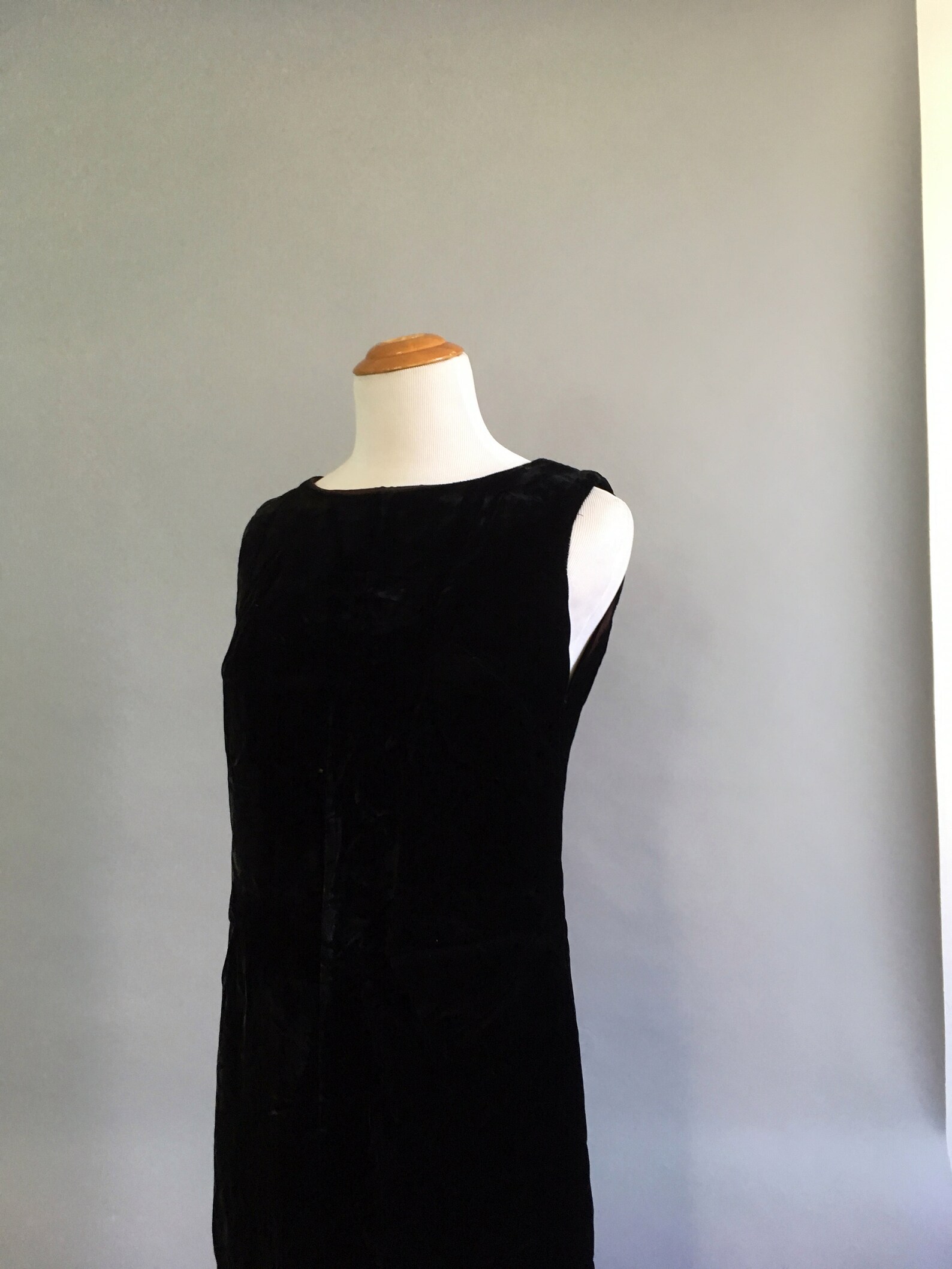 Vintage 1960s Mod Dress Black Velvet Dress Wiggle Little Black - Etsy