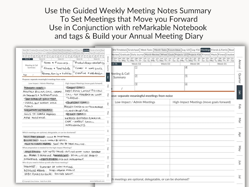 2026 Digital Planner • Hyperlinked Productivity Planner Designed for ...
