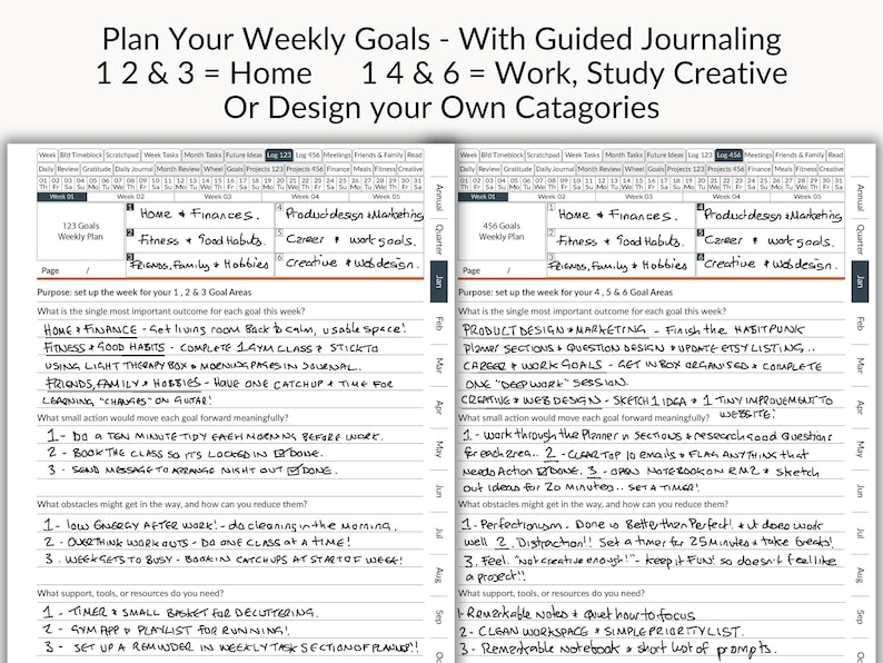 2026 Digital Planner • Hyperlinked Productivity Planner Designed for ...