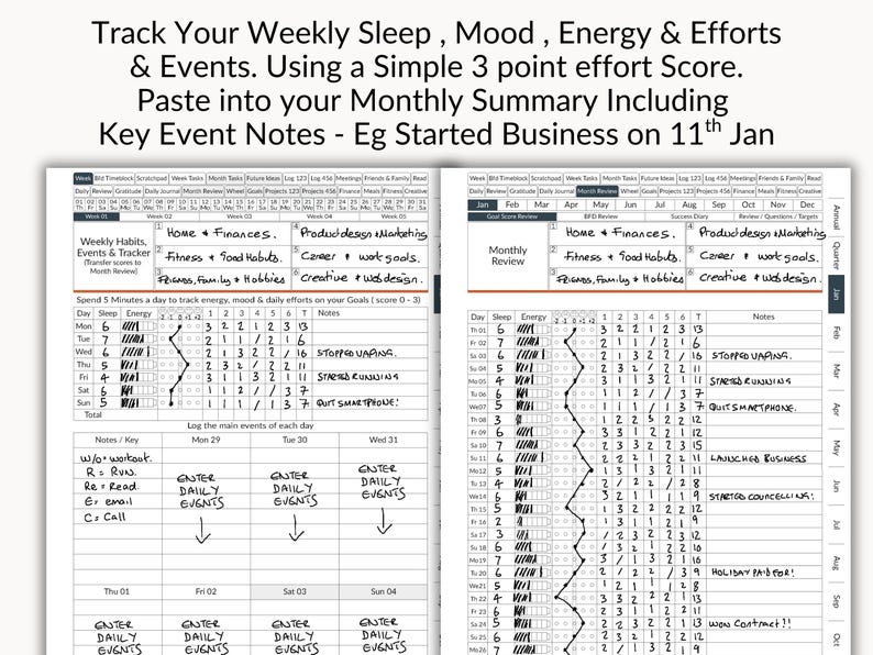 2026 Digital Planner • Hyperlinked Productivity Planner Designed for ...