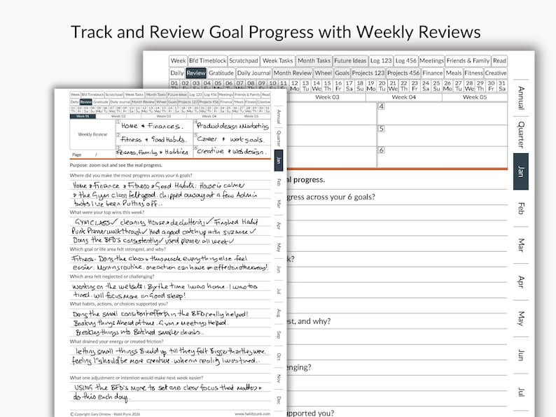 2026 Digital Planner • Hyperlinked Productivity Planner Designed for ...