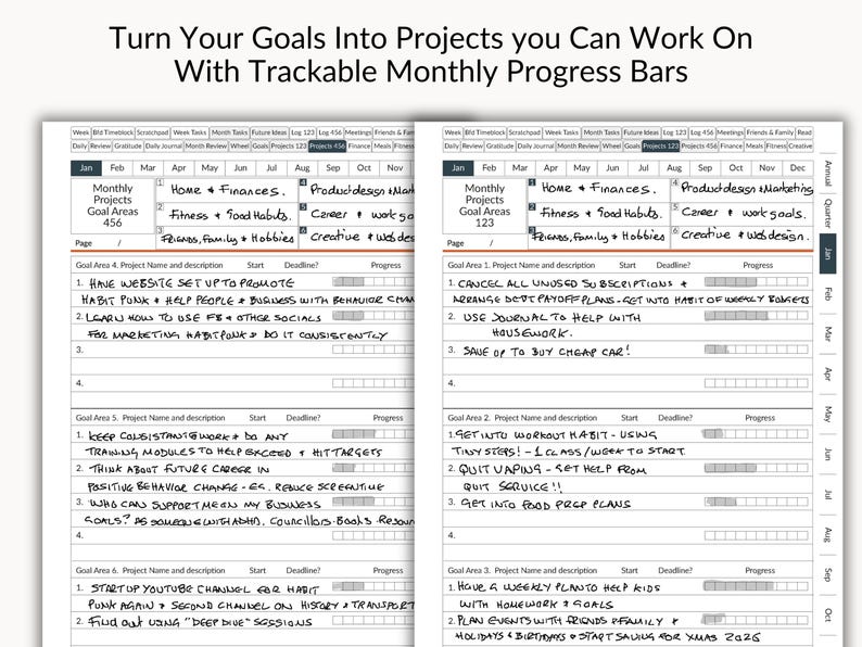 2026 Digital Planner • Hyperlinked Productivity Planner Designed for ...