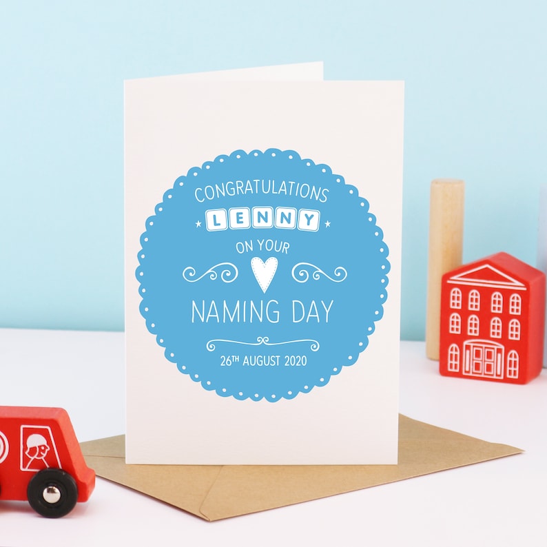 Naming Day Card, Name Day Card, Naming Ceremony Card, Baby Naming Day ...