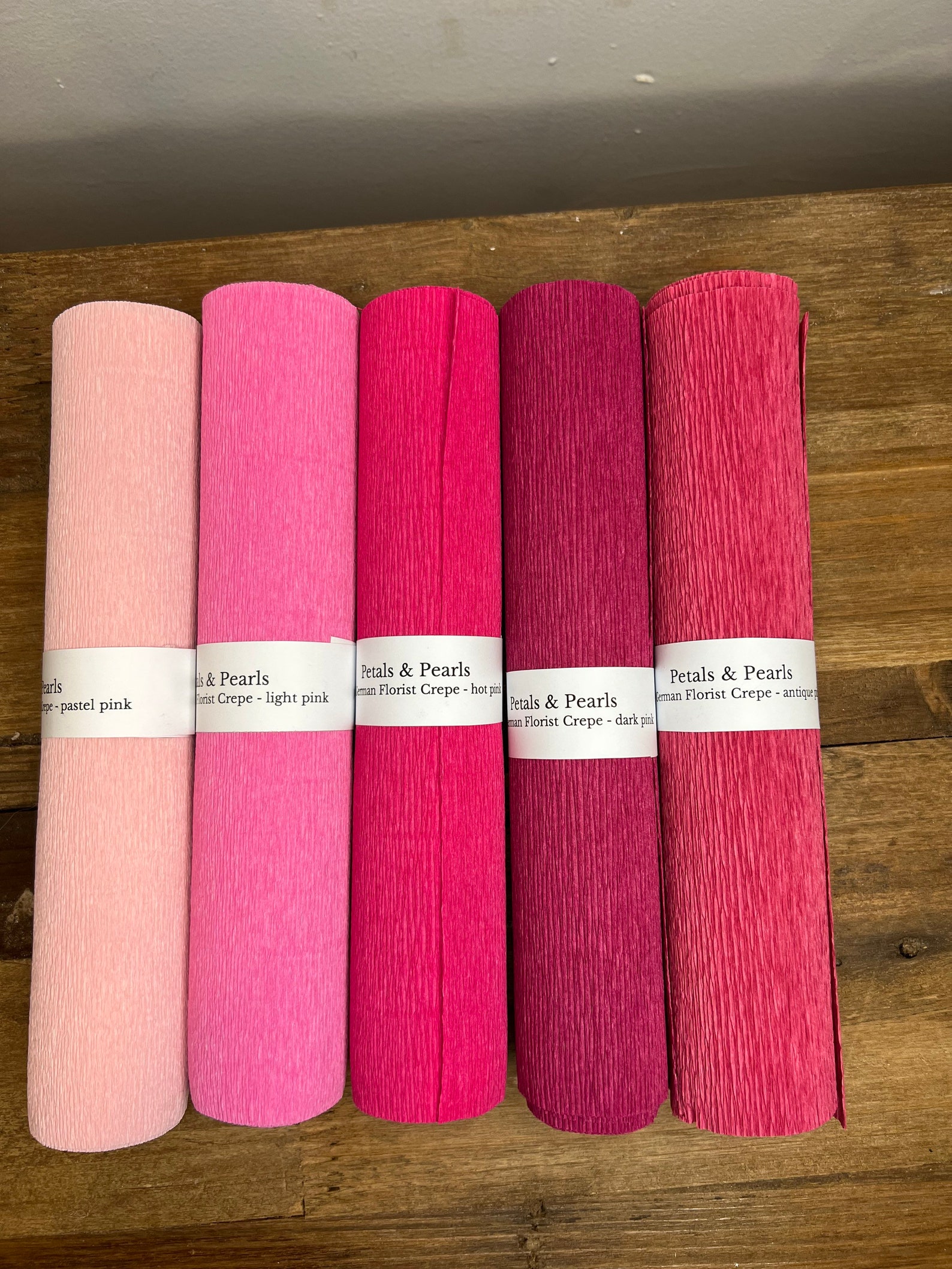 Half Roll Sample Pack - Pinks - Etsy