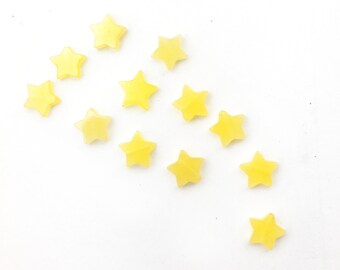 Yellow Star Beads | Etsy