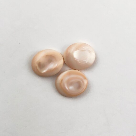 Tennessee River Pink Mussel Shell Cabochons 12x10 Oval - Etsy
