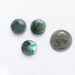 Set of 3 Large Labradorite Grooved 17mm Cabochons for Earring and ...