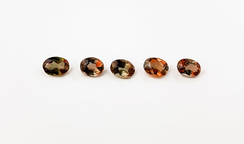 Natural Andalusite Gemstones, 7x5mm High Quality Andalusite, Faceted ...