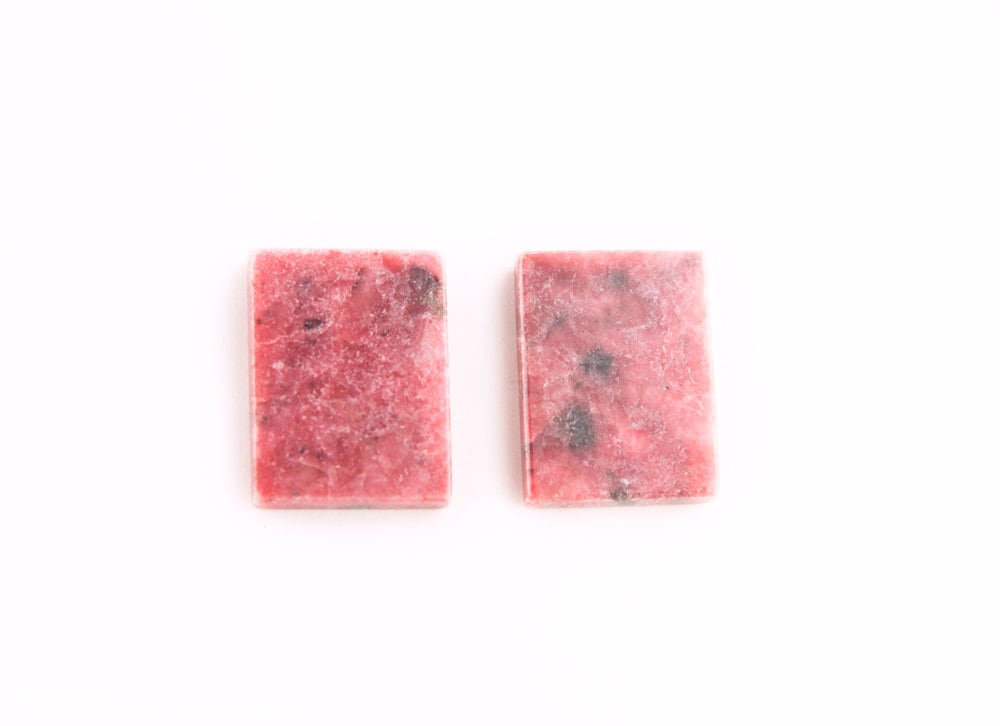 Rectangle Pink Rhodonite Cabochon 20x15mm 1 Piece - Etsy