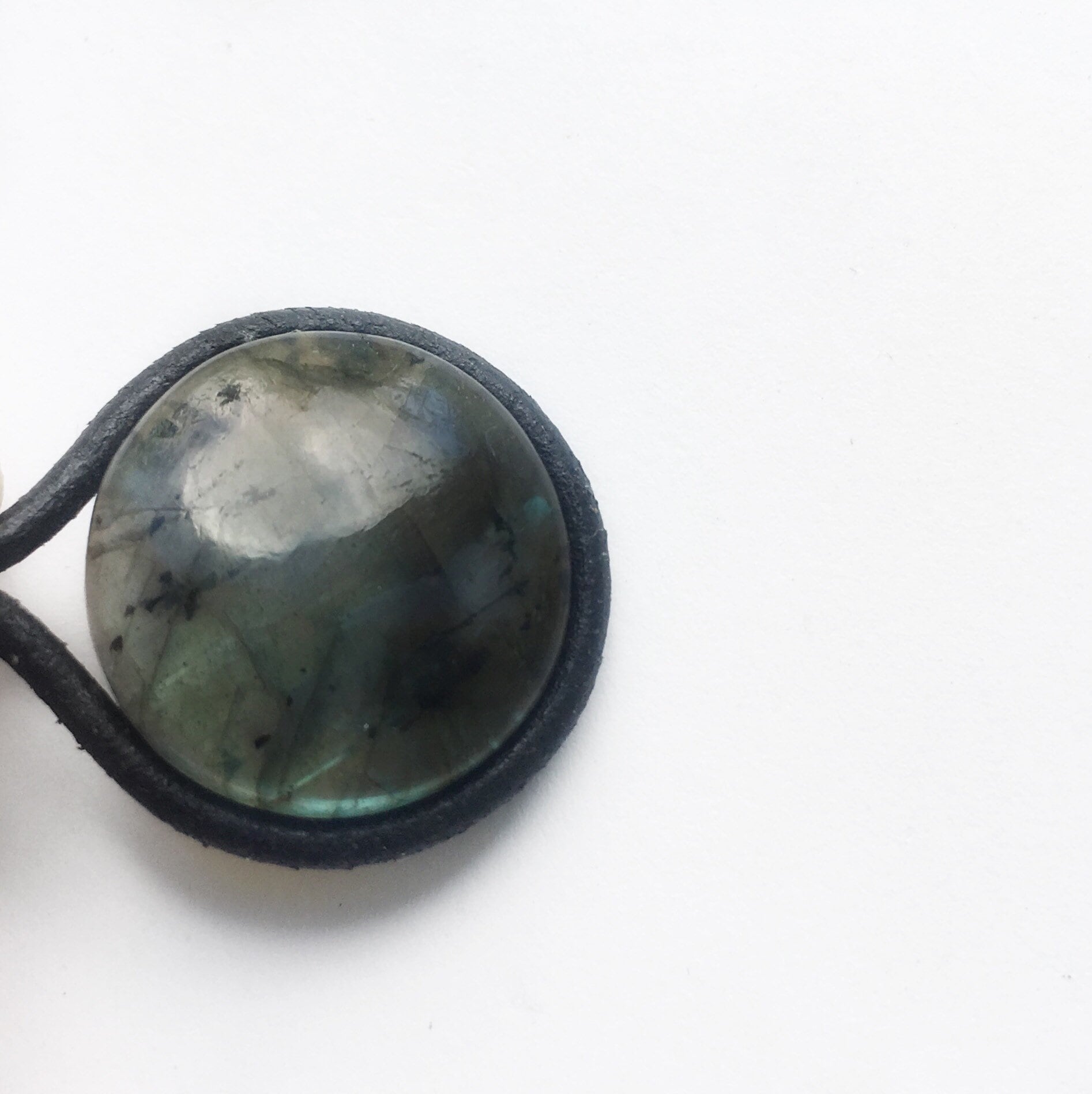 Set of 3 Large Labradorite Grooved 17mm Cabochons for Earring and ...