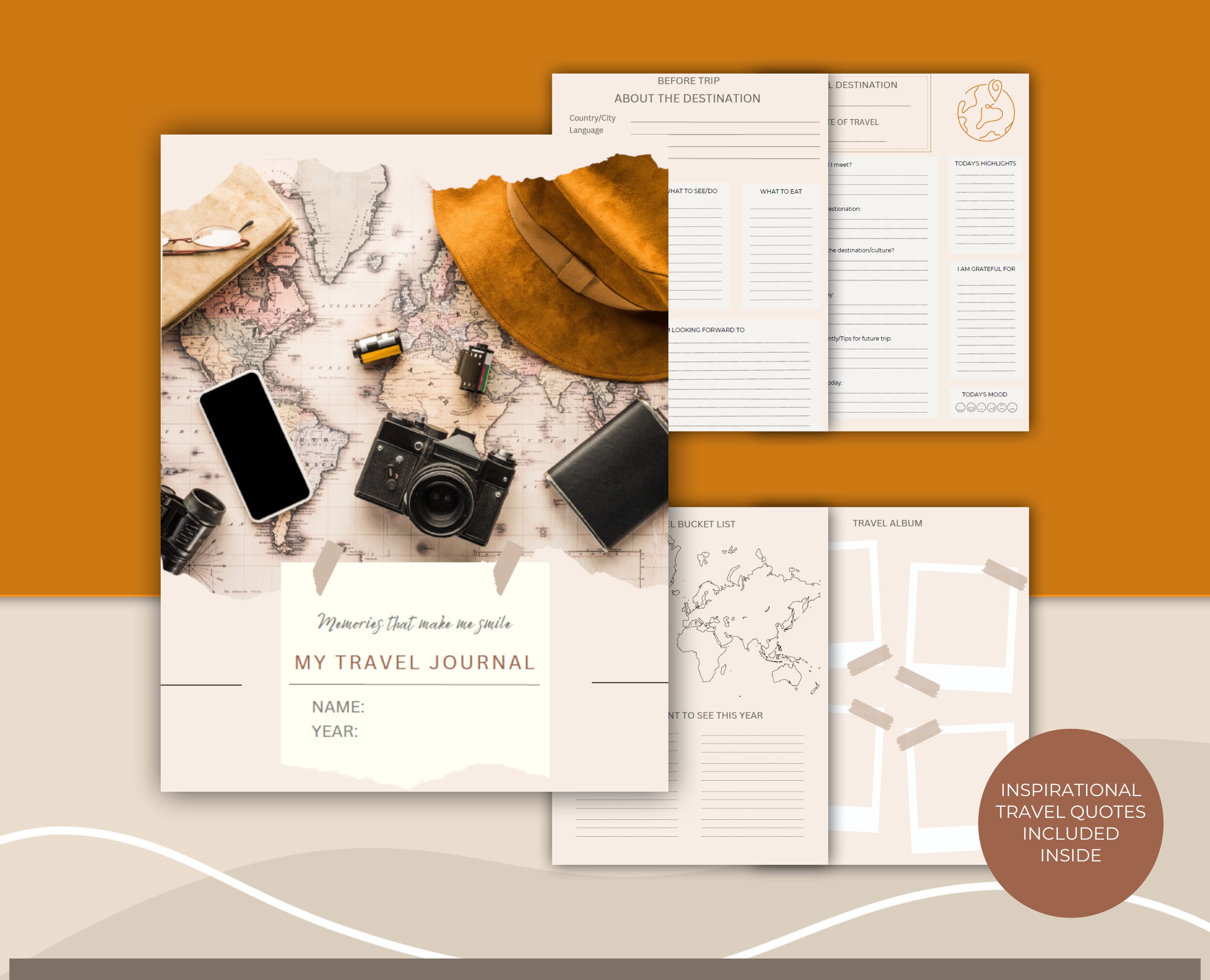 TRAVEL JOURNAL | Travel Journal Printable | Best Travel Journal ...