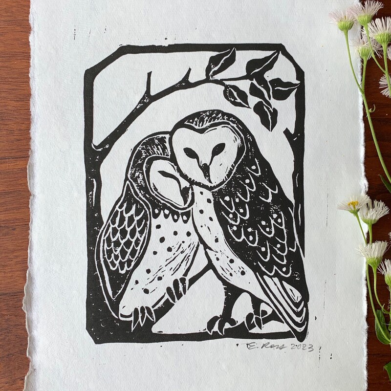 Owl Print - Etsy