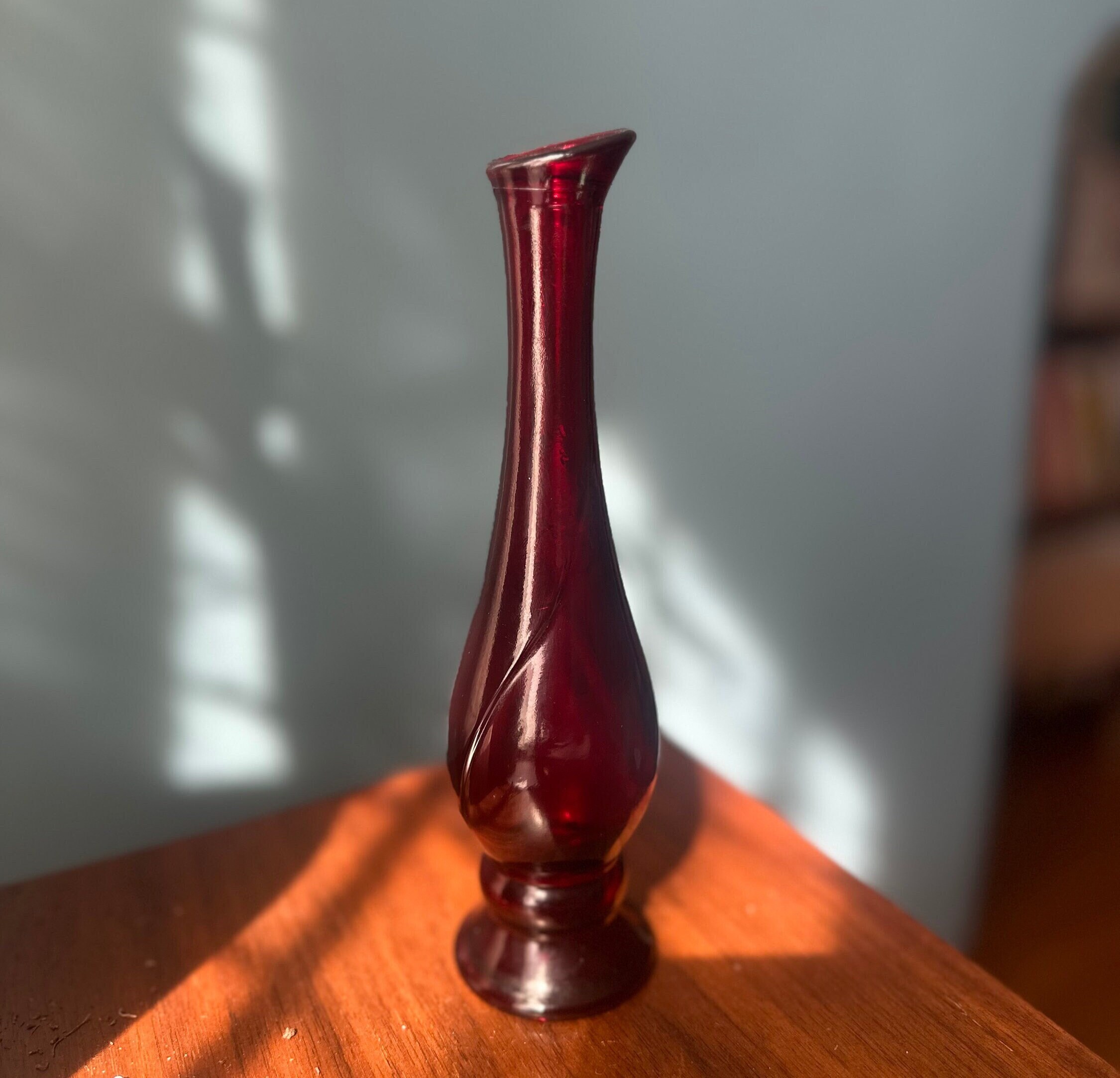 Vintage Ruby Red Bud Vase Avon 1970s unforgettable With Free Same or ...