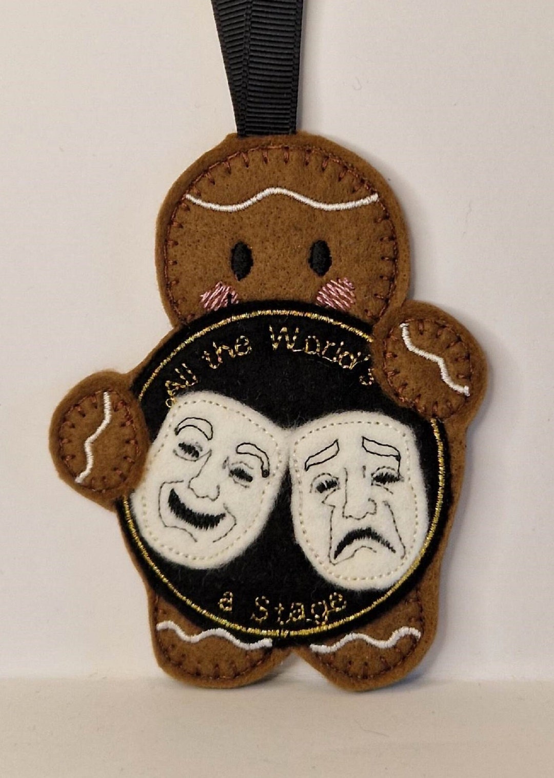 Drama Masks, Theatre Masks, Comedy and Tragedy Gingerbread Decoration ...