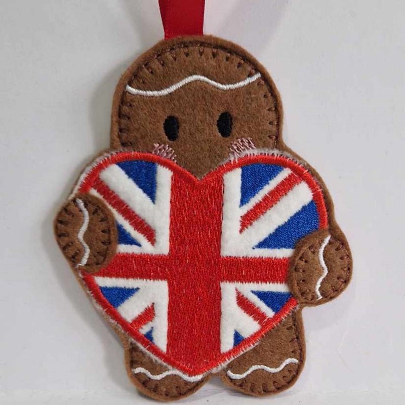 Union Jack Christmas Bauble - Etsy UK
