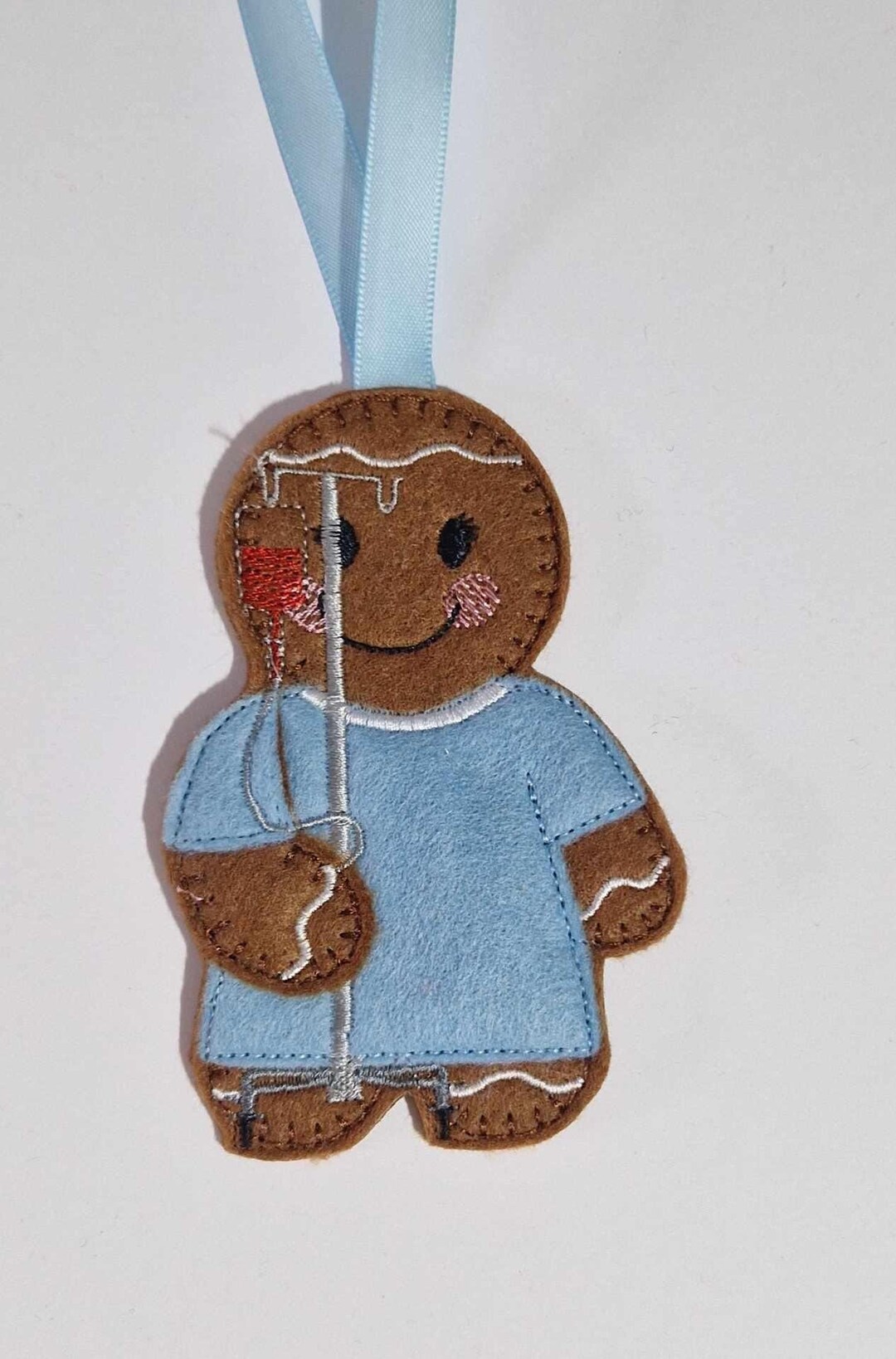 Hospital Patient Gingerbread Man/person Hanging Decoration, Fridge ...