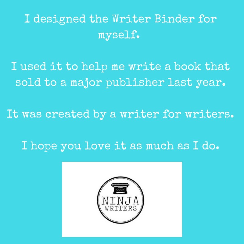 The Writer Binder | Tool for Writers | Accountability, Ideas, Plotting ...