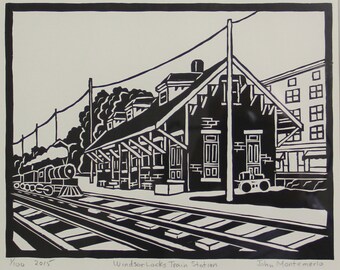 Woodblock prints | Etsy