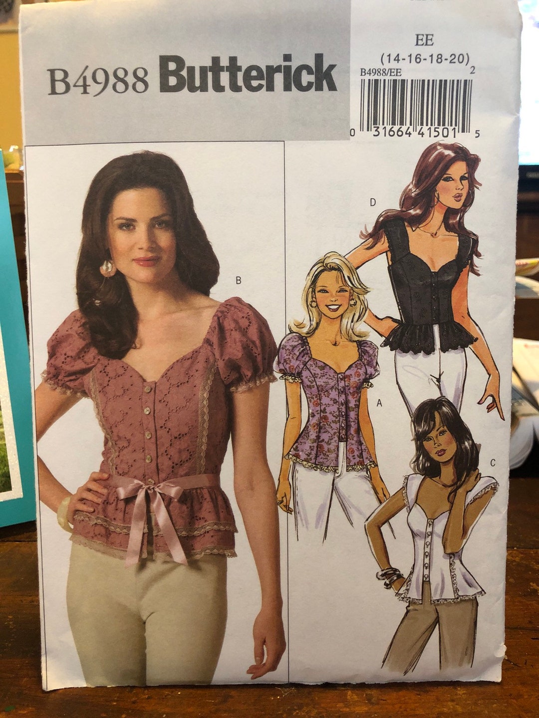 Butterick Pattern - Etsy