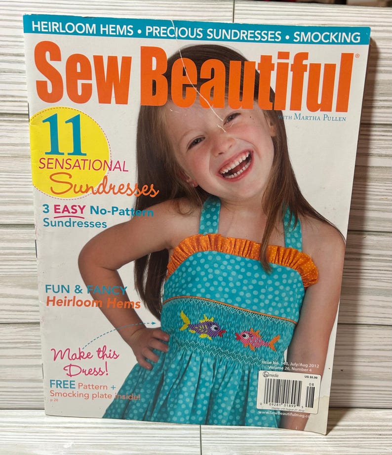 Sew Beautiful, Issue 143, 2012. - Etsy