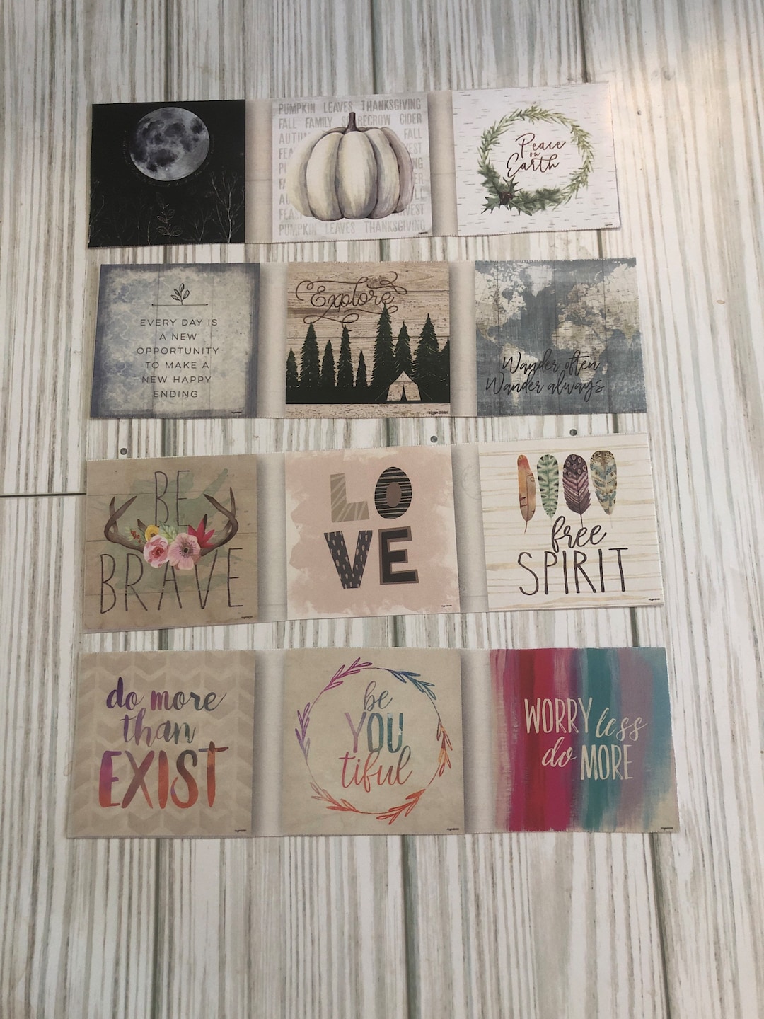 Mini Calendar Scenes - Etsy