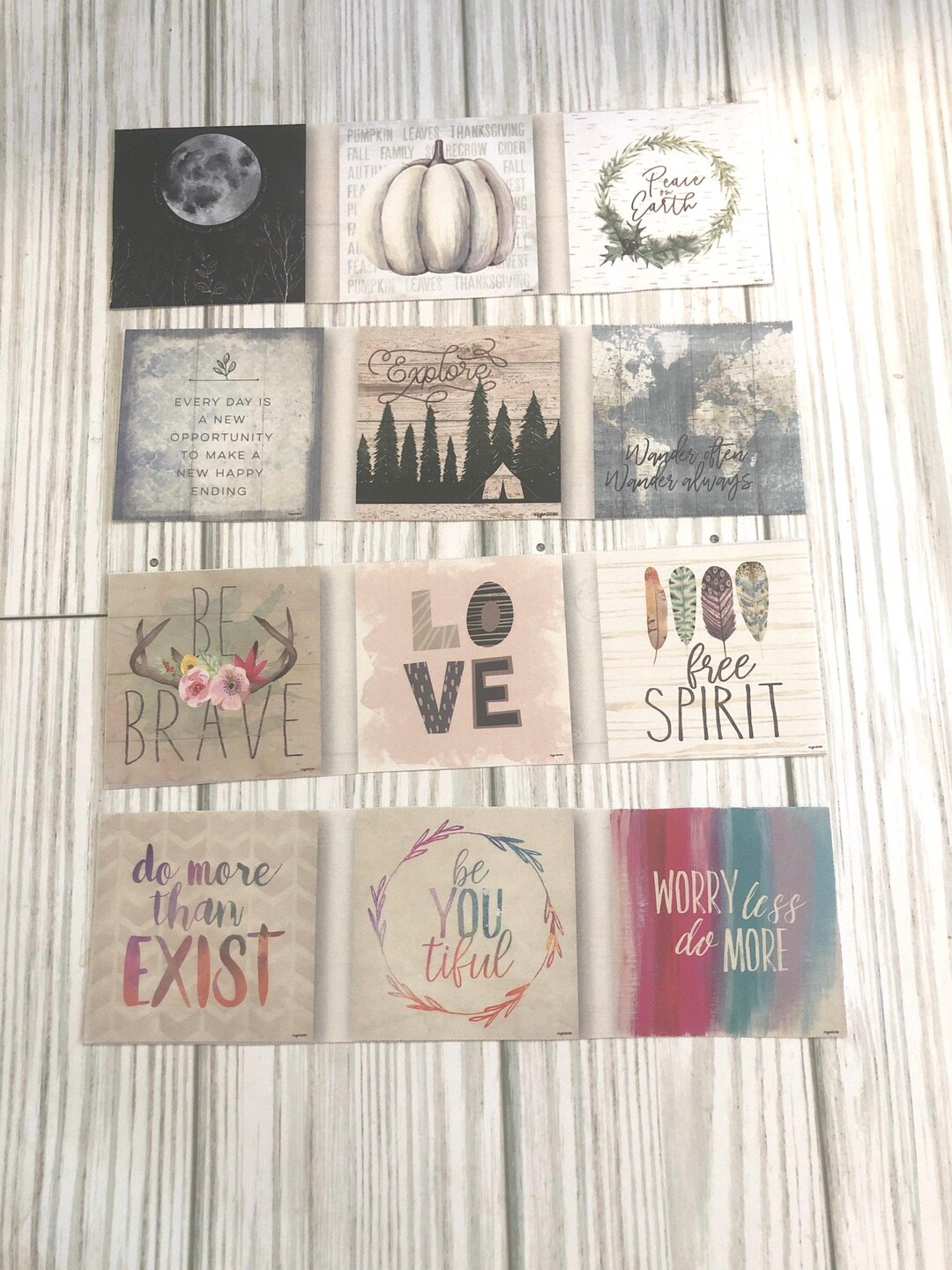 Mini Calendar Scenes - Etsy