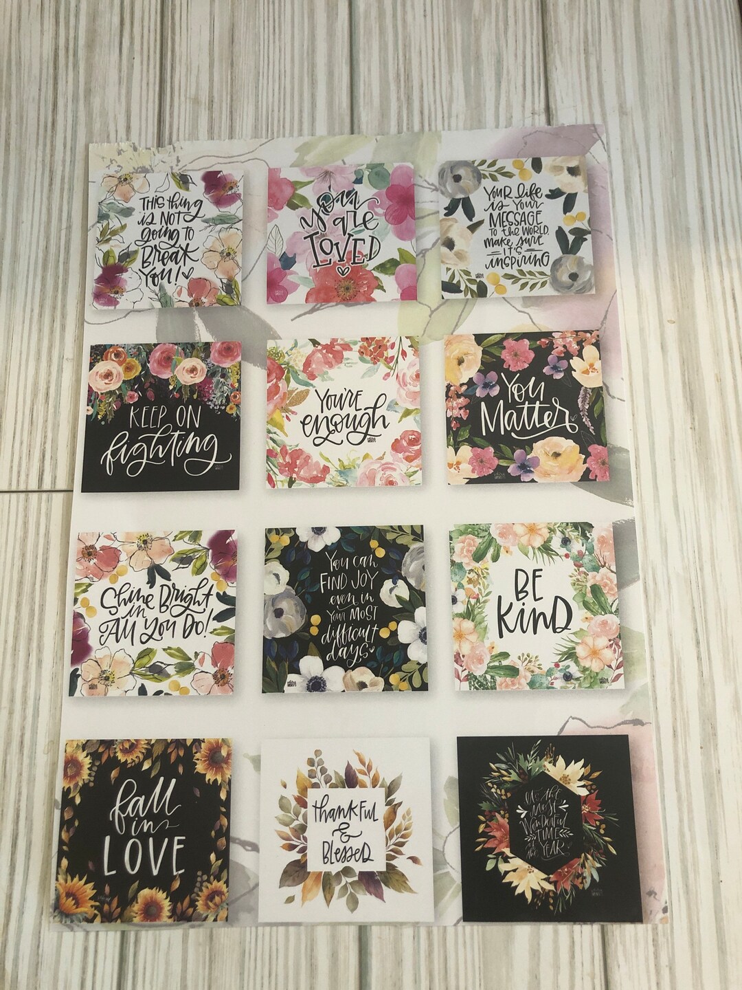 Mini Calendar Scenes - Etsy