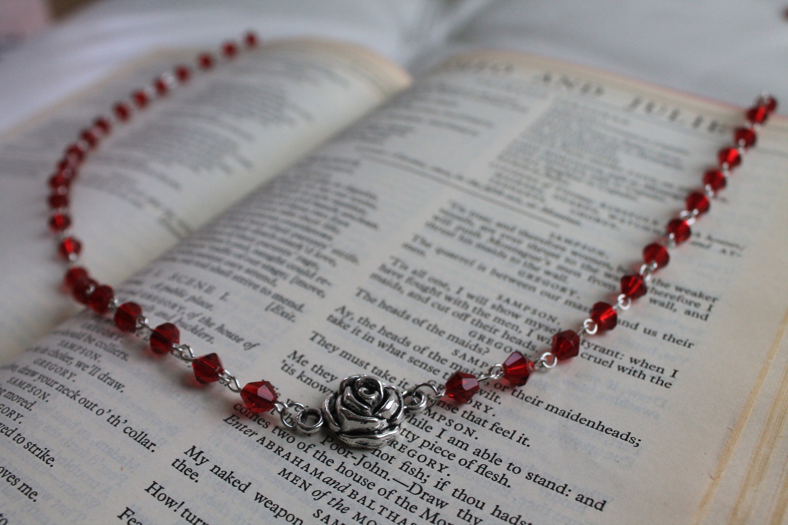 Capulet Rose Necklace - Etsy