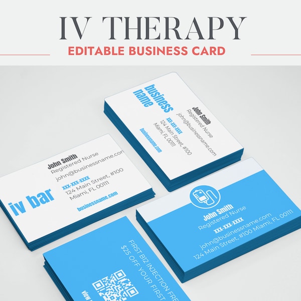 Iv Business Brochure Template - Etsy