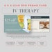 Medspa Menu Tri-fold Brochure Editable Canva Template Features Fully ...