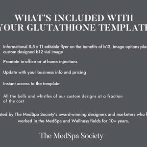 B12 Injection Flyer: Med Spa Patient Education (editable Canva, Instant ...