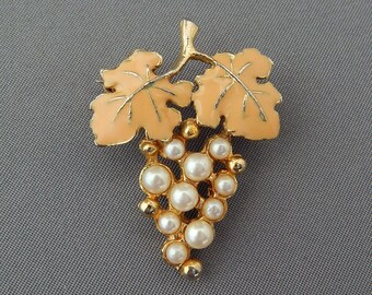 Pearl Grapes Pin - Etsy