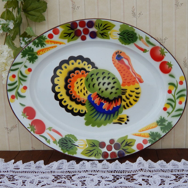 Turkey Platter - Etsy