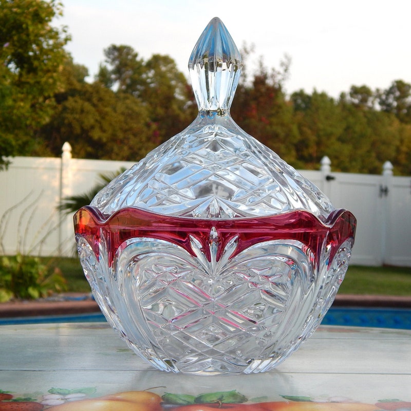 Crystal Candy Dish - Etsy