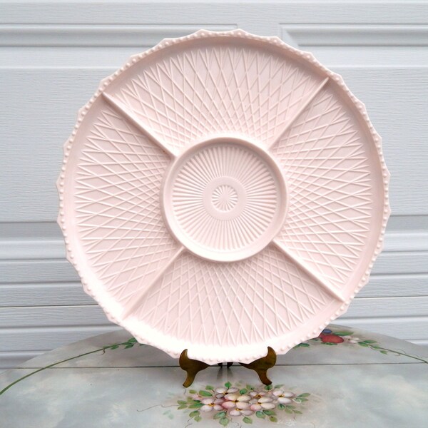 Milk Glass Platter - Etsy