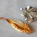 Vintage Leaf Pin Signed, Gold Leaf Pin BSK, Silver Leaf Pin Sarah ...