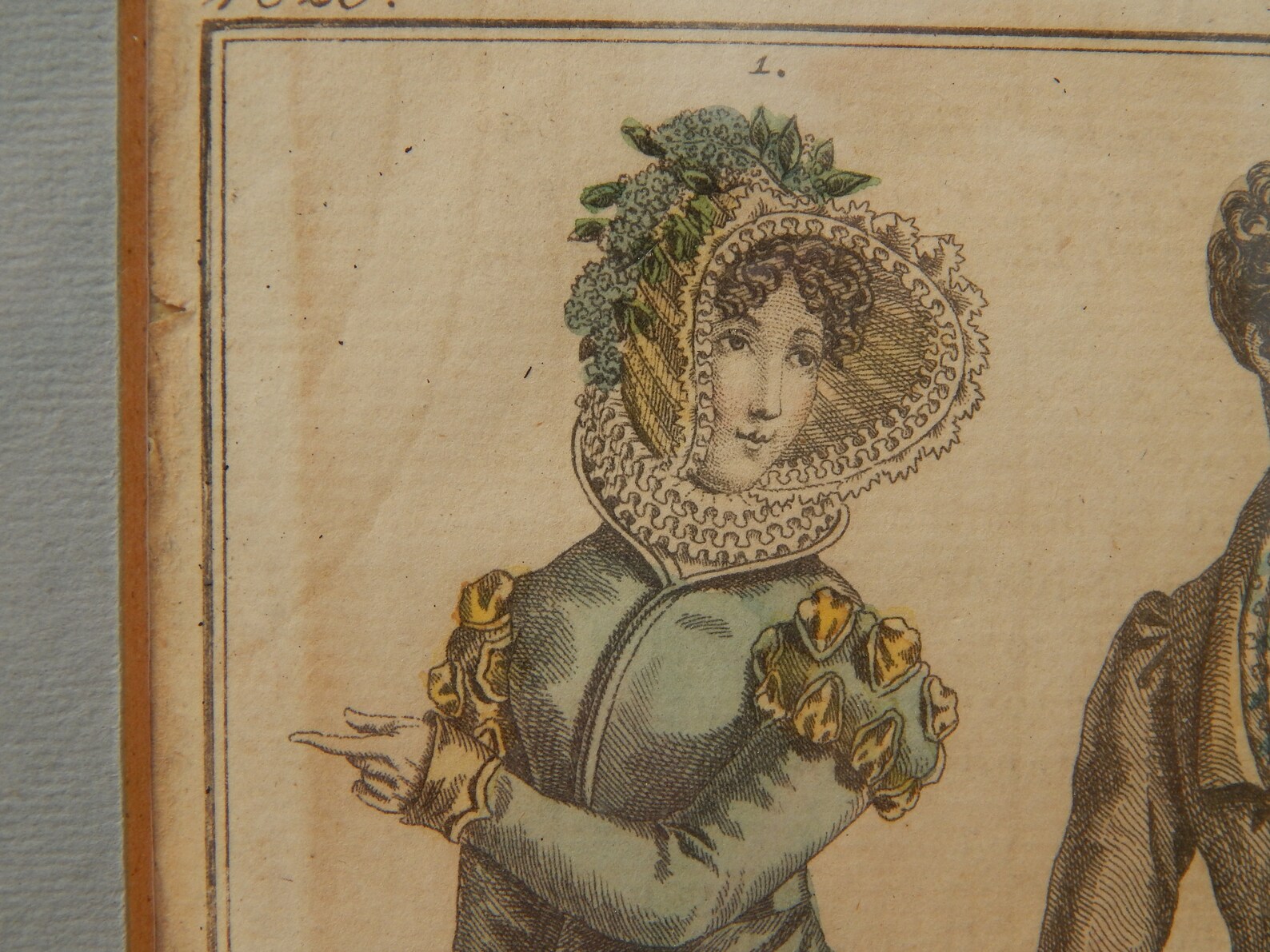 Antique French Fashion Engravings Colorized Etchings Set of 2 - Etsy