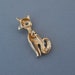 Vintage Cat Pin, Gold Tone Cat Brooch, Golden Cat Pin, Figural Pin ...