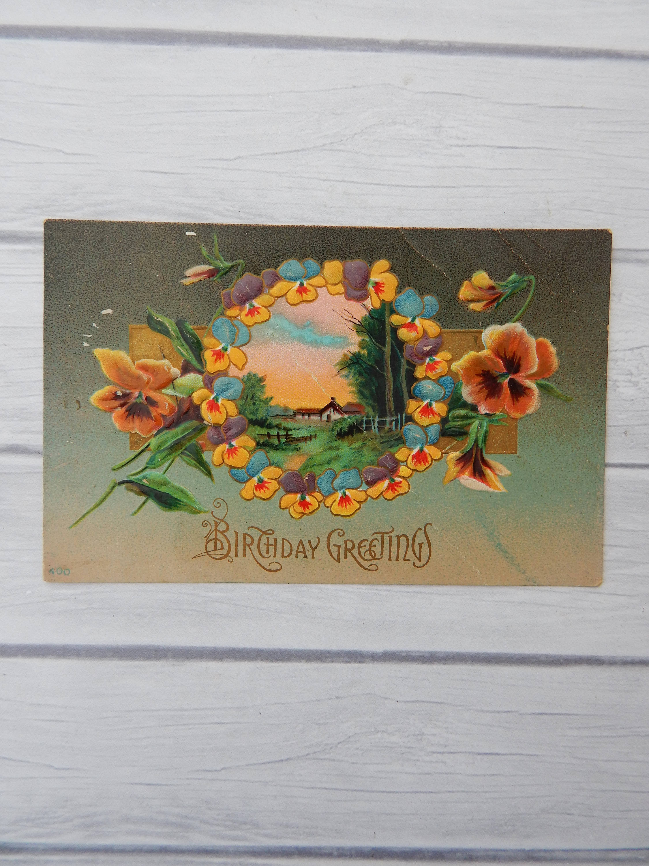 Antique Birthday Greetings Postcard Lot of 5 WWI Era | Etsy