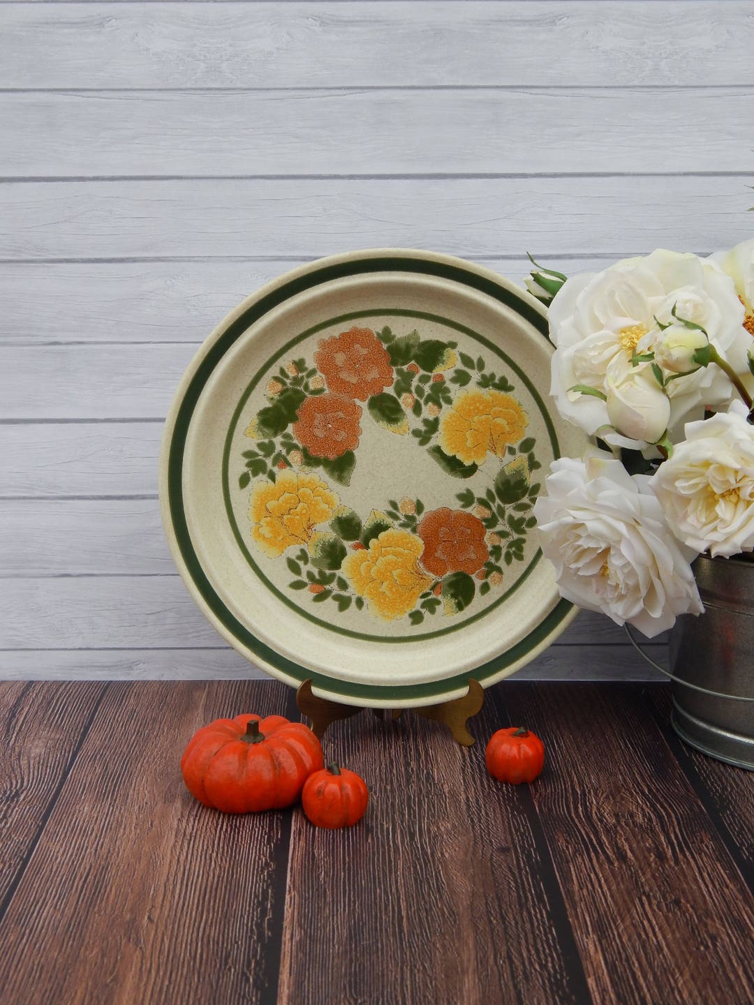 ROYAL DOULTON Autumn Morn Dinner Plate English Porcelain Discontinued ...