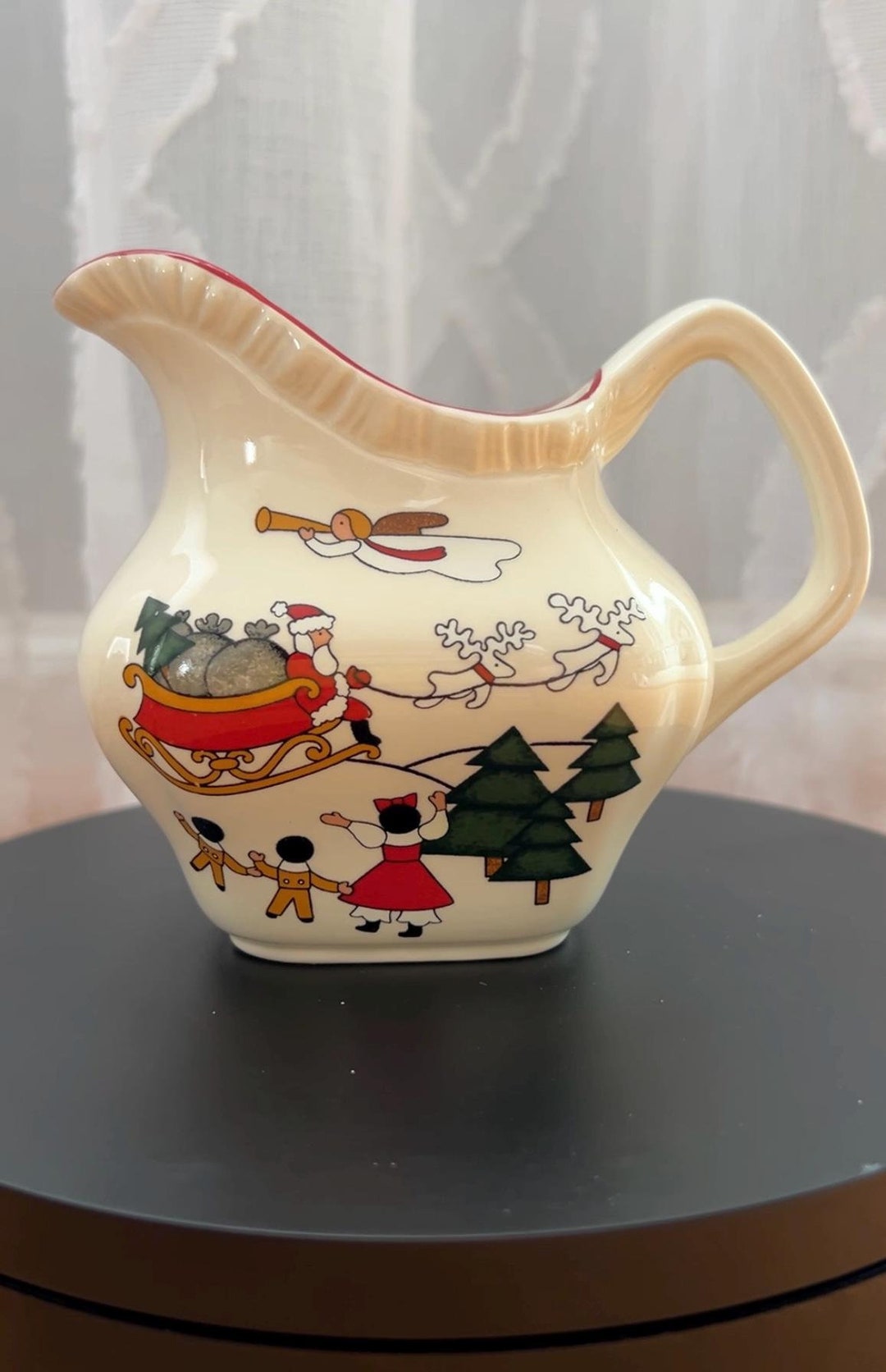 Christmas Creamer MASON'S Christmas Village ENGLAND, Vintage English ...