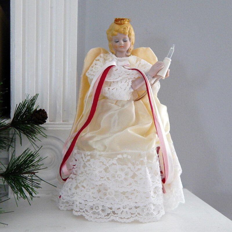 Vintage Angel Tree Topper - Etsy