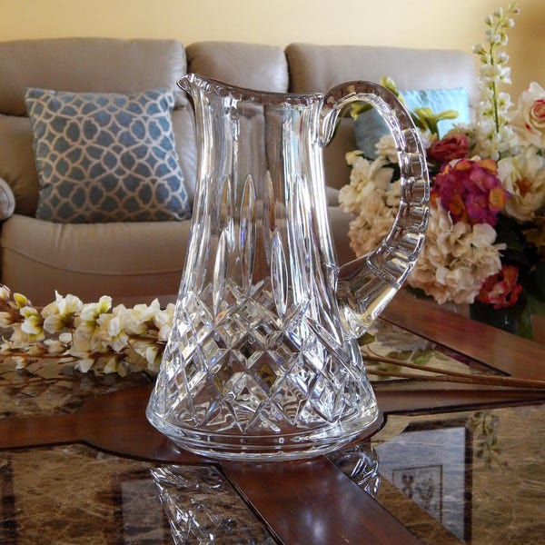 Crystal Pitcher - Etsy