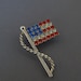 American Flag Pin Fourth of July Patriotic Pin American Flag - Etsy